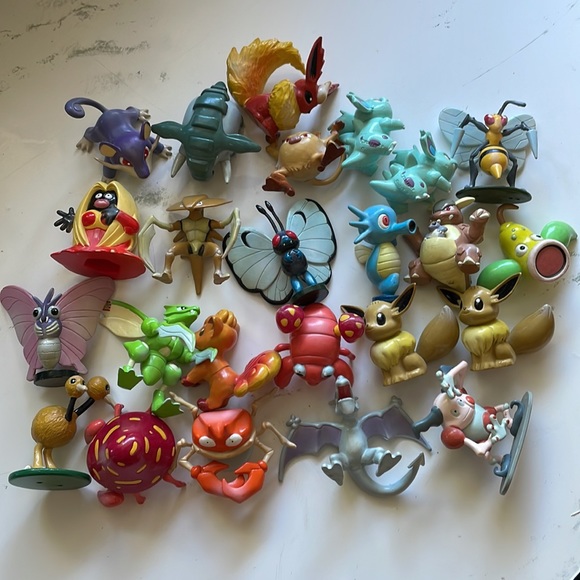 Pokemon | Toys | Pokemon Vintage Tomy Mini Figure Lot | Poshmark